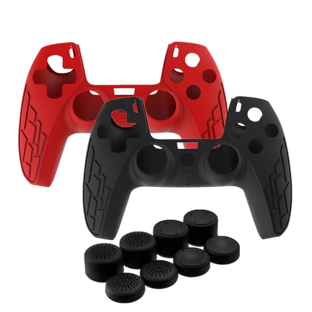 For-PS5-Controller-Silicone-Protector-Cover-Soft-Anti-Slip-Rubber-Case ...