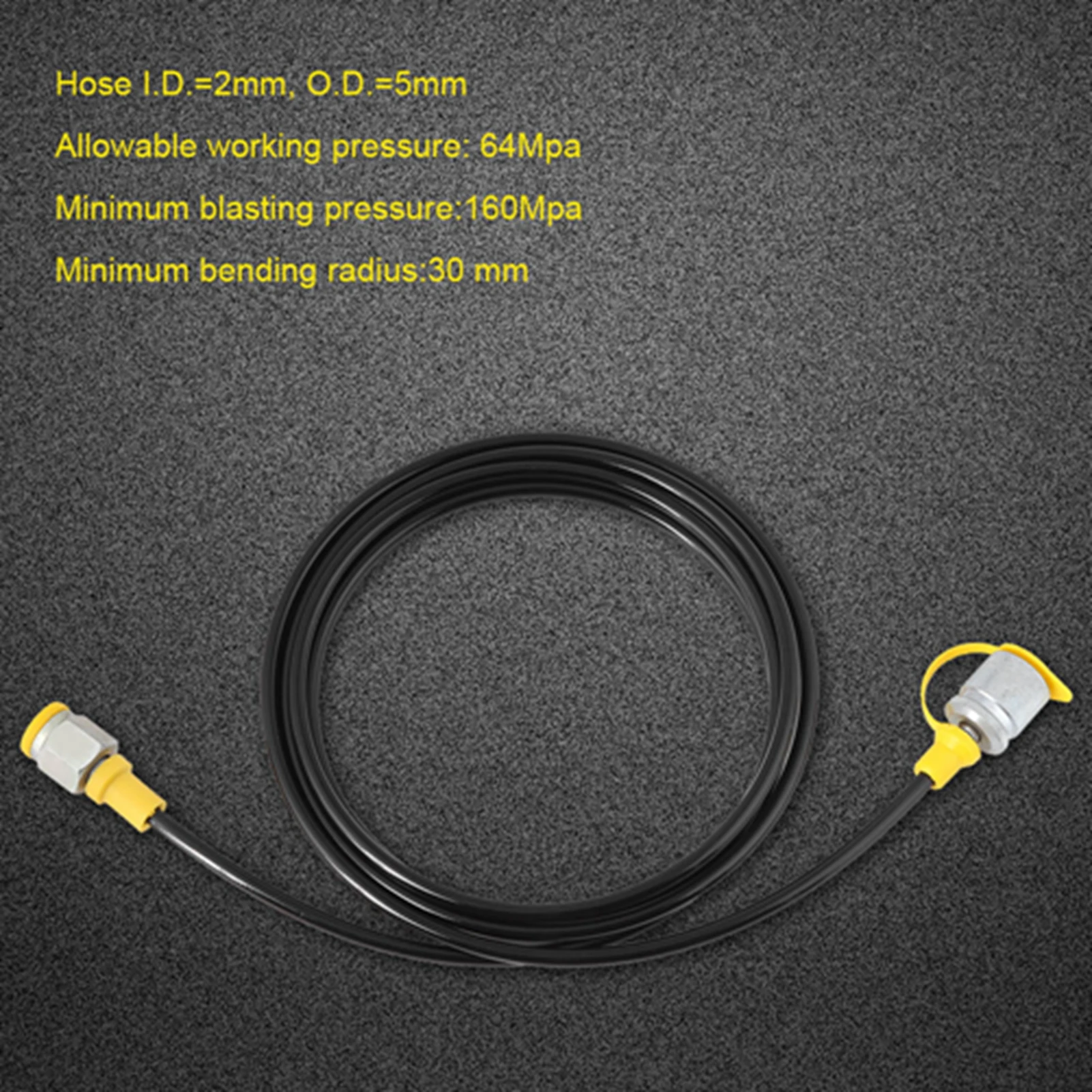 Hose Point Coupling Hydraulic Pressure Test Hose 2.0m/6FT (M16*2-1/4BSP ...