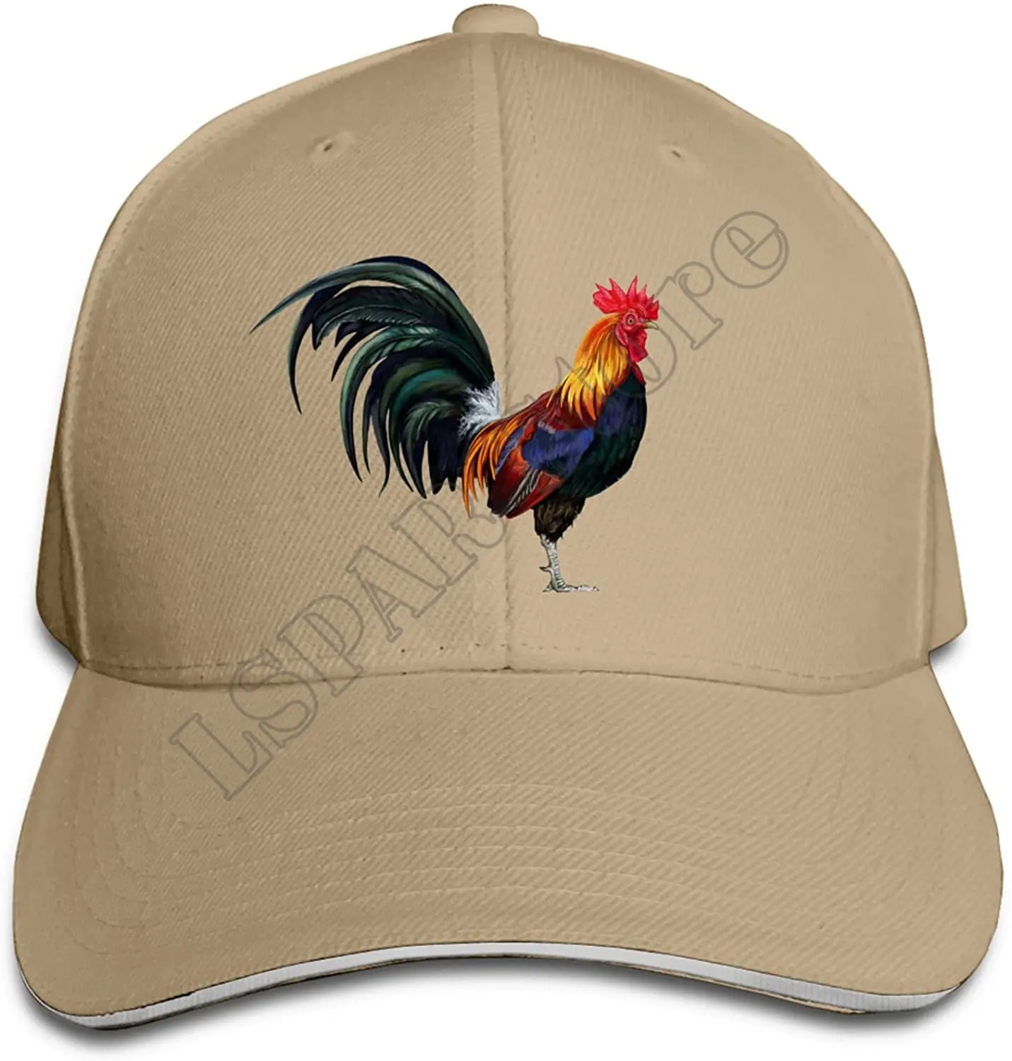 Gorra de béisbol con visera de gallo y pollo, sombrero de béisbol para ...