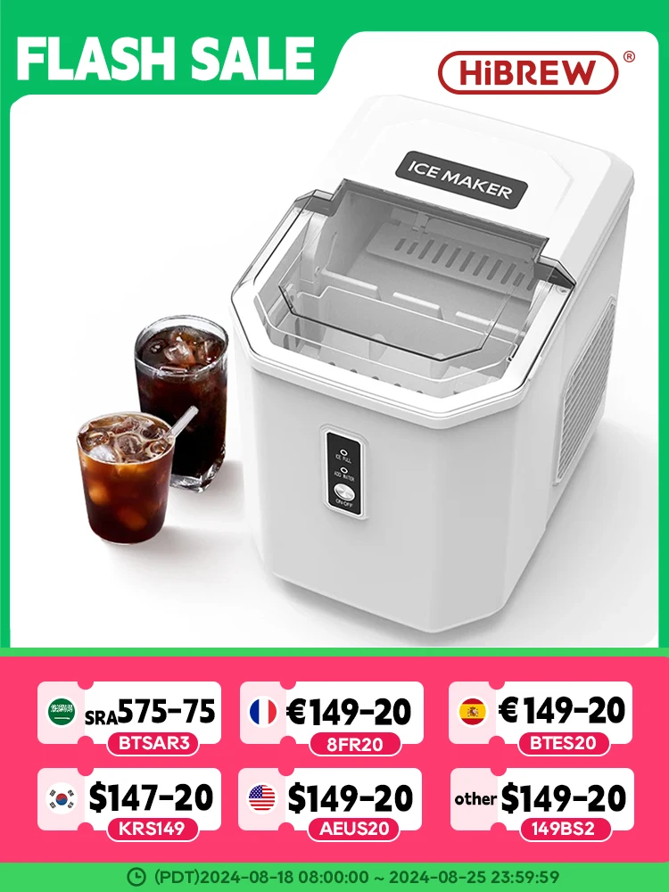 HiBREW-Ice-Maker-Machine-Automatic-Home-Ice-Maker-Self-Cleaning-for ...
