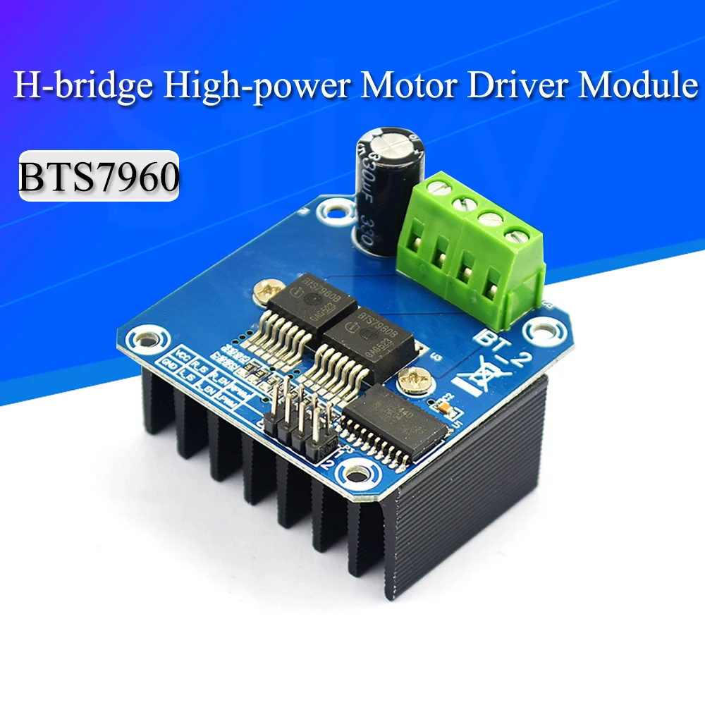 BTS7960-H-Ponte-de-alta-pot-ncia-Motor-M-dulo-Driver-DIY-carro ...