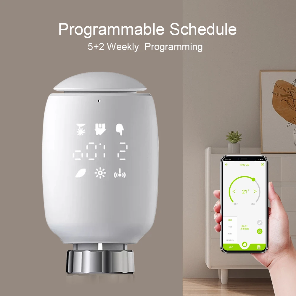 ZigBee Thermostatic Radiator Valve | Smart Home Heating Control