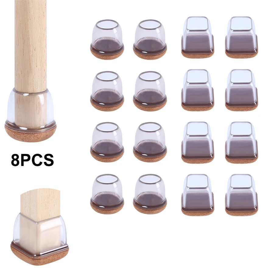Coprigambe-per-sedia-da-tavolo-coprigambe-in-feltro-di-gomma-spessa ...