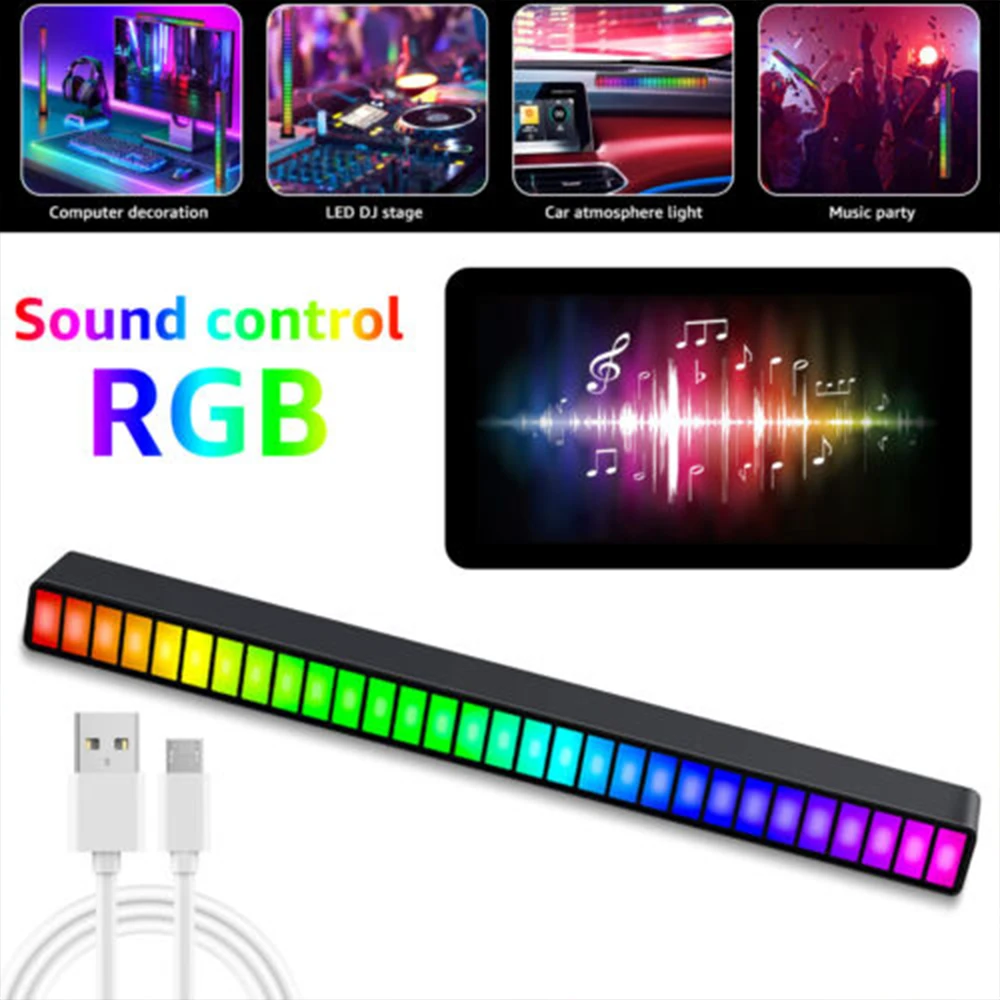 Smart-RGB-Symphony-Sound-Control-LED-Light-Music-Rhythm-Ambient-Pickup ...