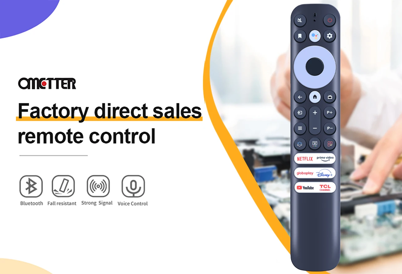 Télécommande universelle pour Smart TV,version vocale TCL,RC902V,FMR1 ...