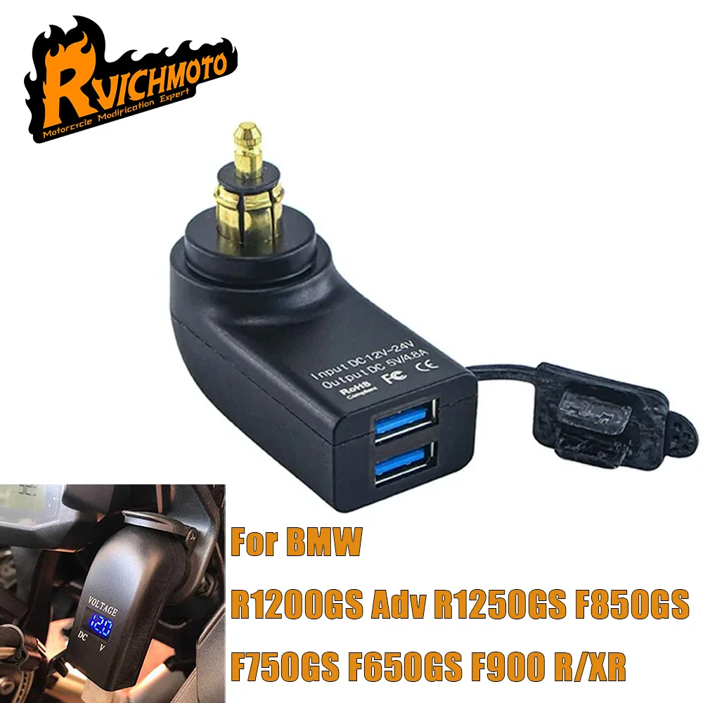 Adaptador de corriente de cargador USB Dual Hella DIN Socket ...