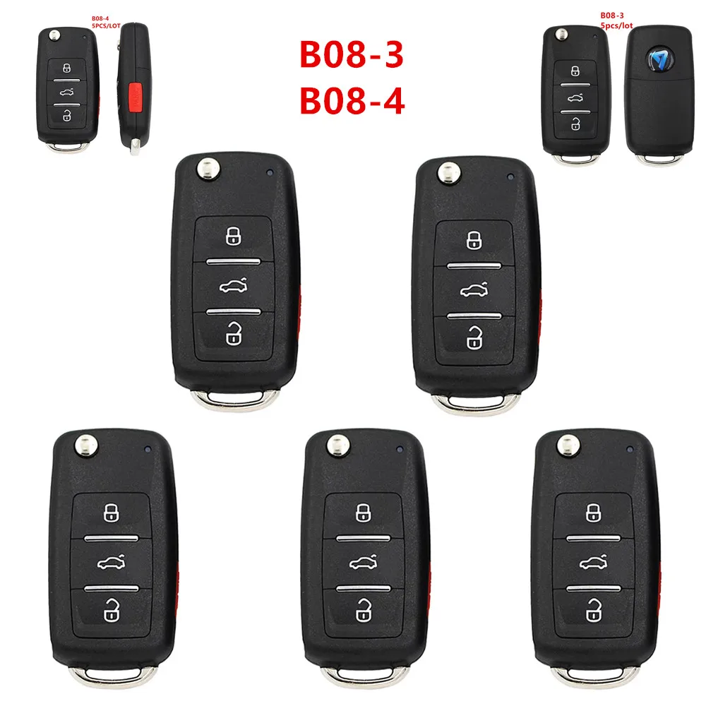 5PCS/LOT KEYDIY B08-3 B08-4 Button B Series Universal KD Remote Control ...