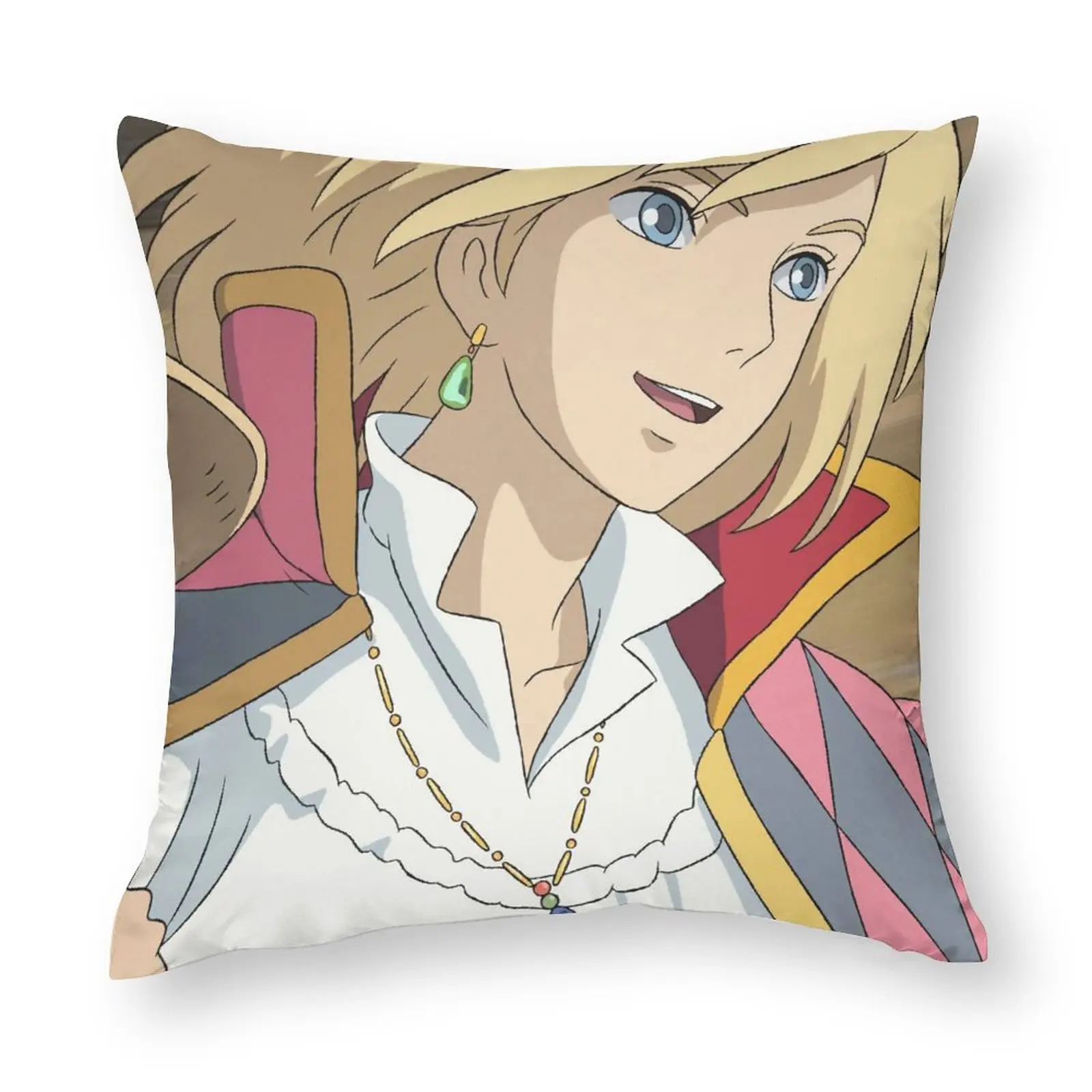 Howls Moving Castle Case | Polyester Zipper Cover | Polyester Pillow ...