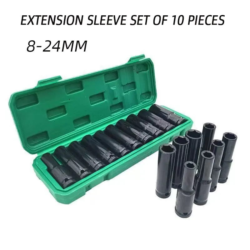 10Pcs-of-Extended-Socket-Head-Electric-Socket-Set-Telescopic-Socket ...