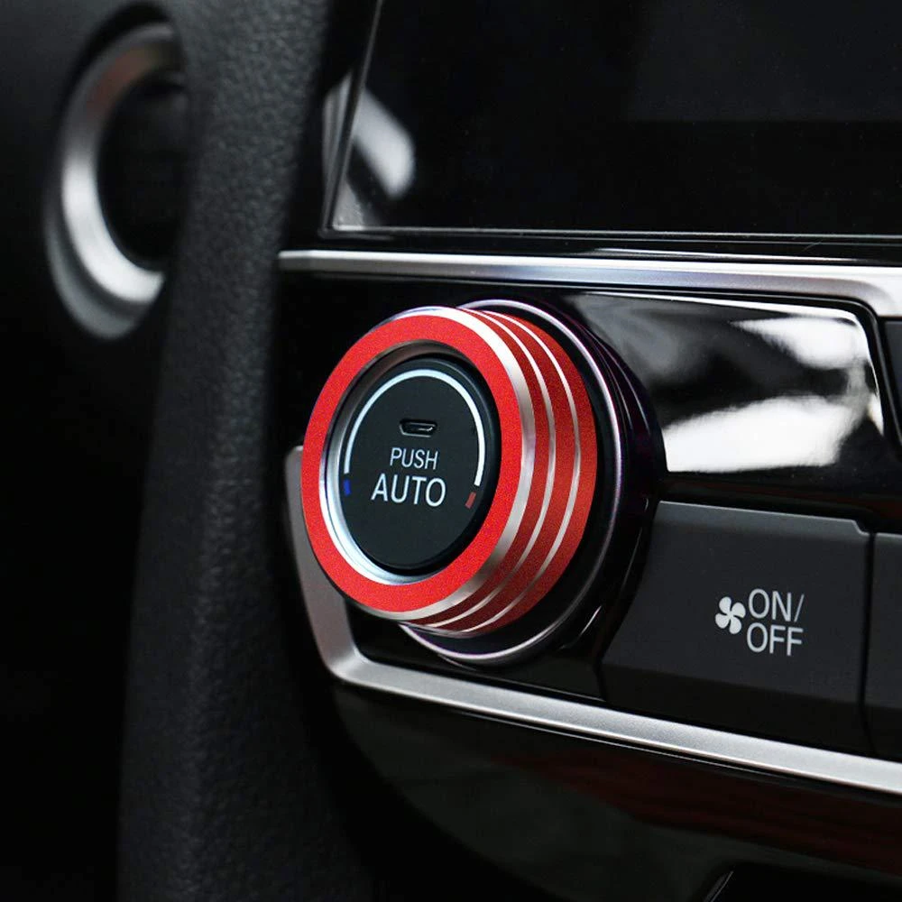 Air Conditioning AC Knob Rings Climate Temperature Control Switch Cover ...