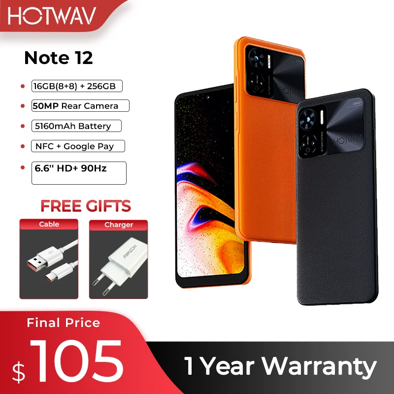 HOTWAV-smartphone-Note-12-Note12-pantalla-HD-de-6-8-pulgadas-Android-13 ...