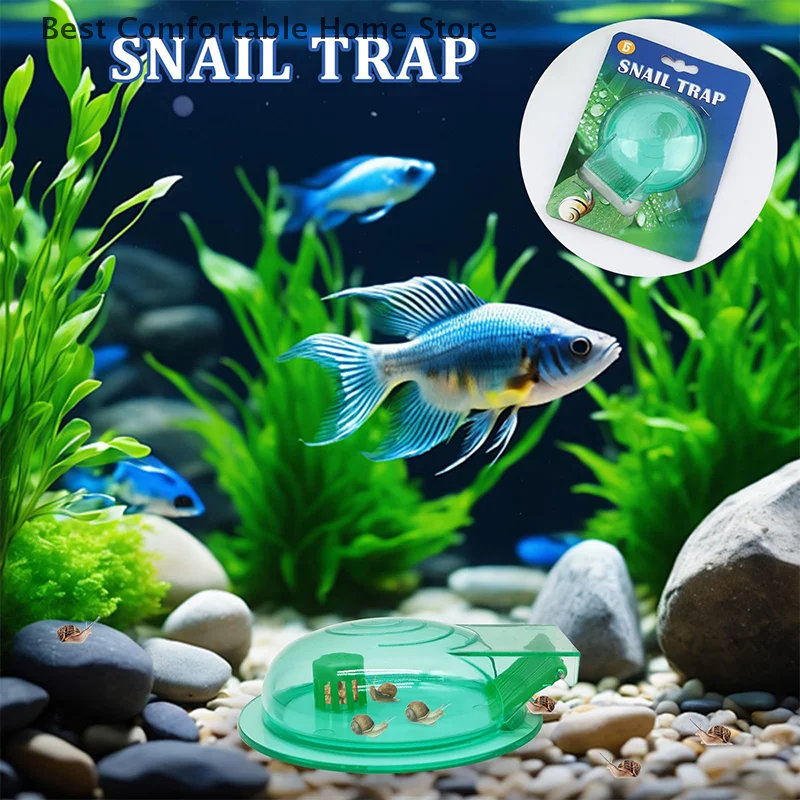 Aquarium Snail Trap, Plastic Snail Catcher For Freshwater Fish Tank ...