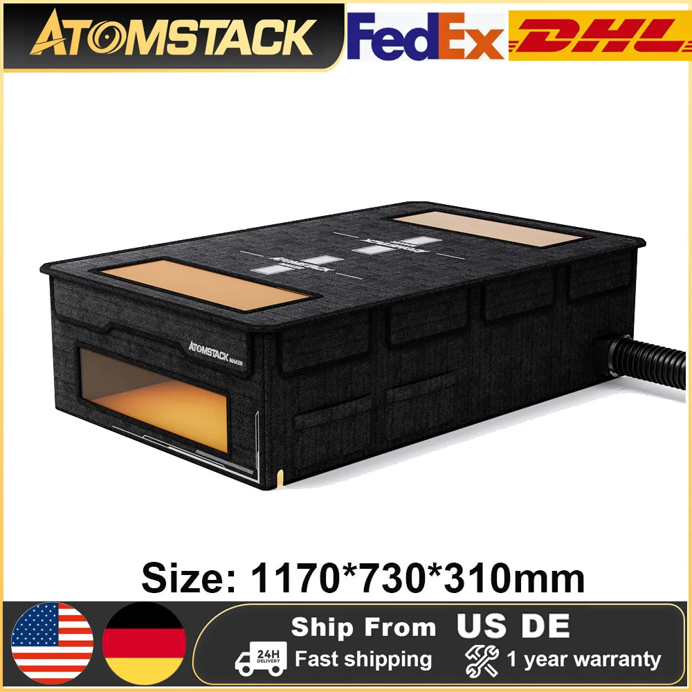 AtomStack-FB2-Plus-Enclosure-Foldable-Box-Fireproof-Dust-Proof-Flame ...