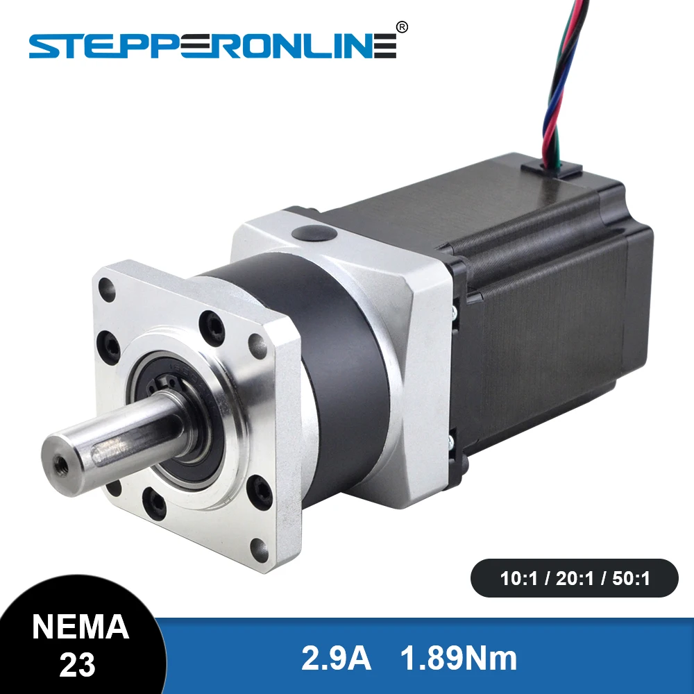 Nema-23-Stepper-Motor-Planetary-Gearbox-Ratio-5-1-10-1-Nema23-Geared ...