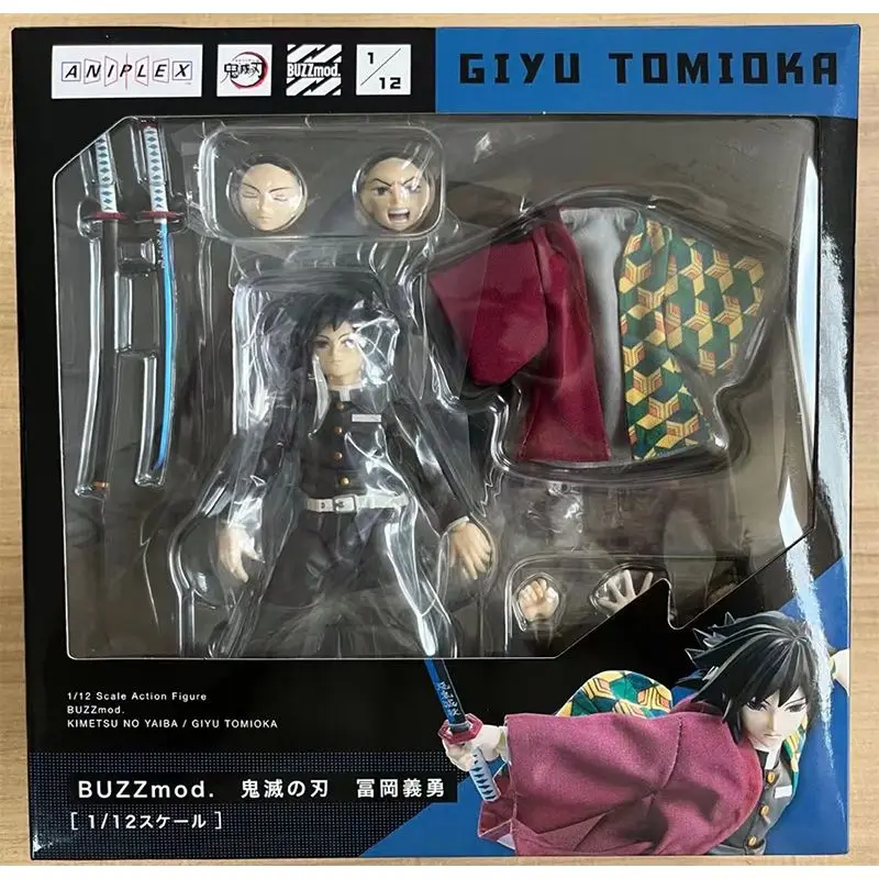 ANIPLEX-BUZZmod Demon Slayer, figura Original de Giyu Tomioka, 16cm ...