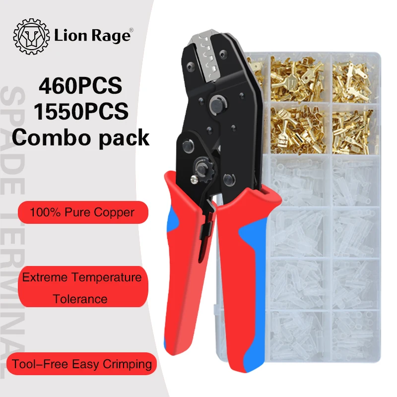 Goot Crimping Tool Kit with Plug-in spring terminals | 460pcs 1550 ...