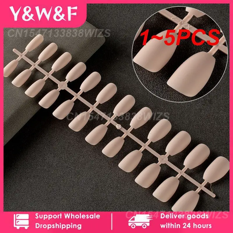 1-5PCS-Set-False-Nails-Detachable-Artificial-Fingernails-Ballet-Square ...