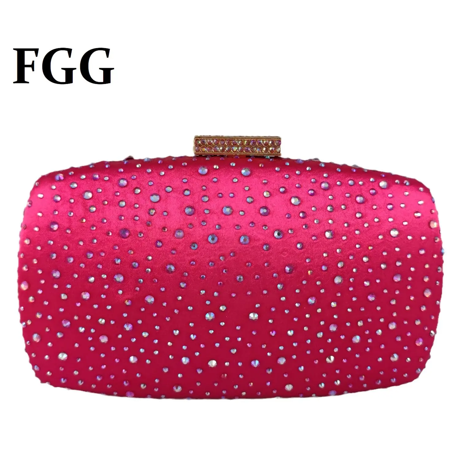 Boutique De FGG Women Fuchsia Evening Bags and Clutches Party Dinner ...