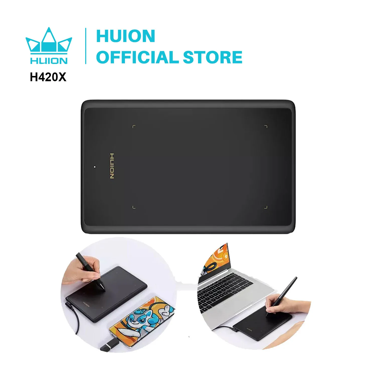 HUION-H420X-Graphics-Tablet-4-17-x-2-6inch-Digital-Tablet-Graphic ...
