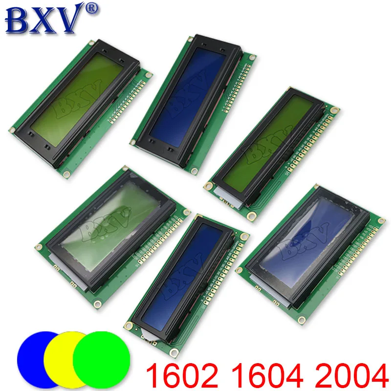 LCD1602-LCD1604-LCD2004-Module-Yellow-Green-blue-Screen-16x2-16x4-20x4 ...