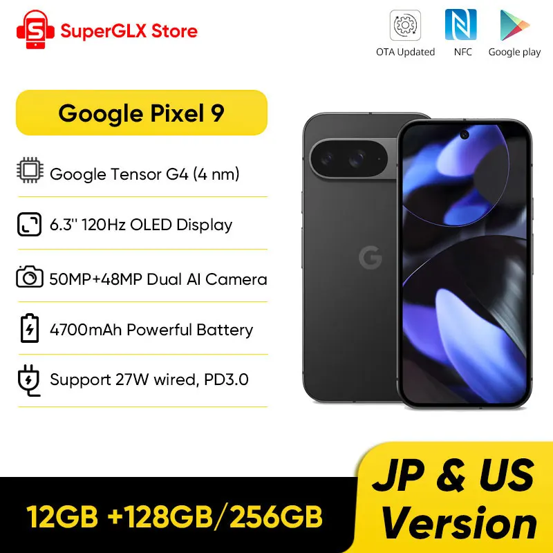 Google-Pixel-9-tel-fono-inteligente-G4-Android-dispositivo-con-pantalla ...