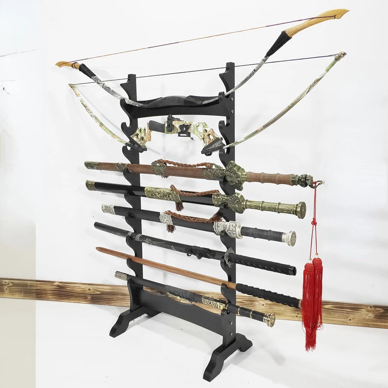 Simple-Multilayer-Sword-Frame-Storage-Floor-Support-Samurai-Sword-Rack ...
