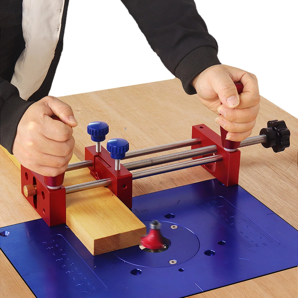 Woodworking Tenoning Safety Clamp Manal Pusher Rail Guide Coping Sled ...