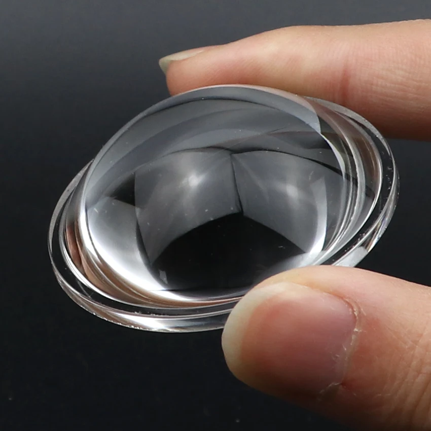 Optical Led Plano Convex Lens | Striped Convex Glass Led Lens - 30 40 ...