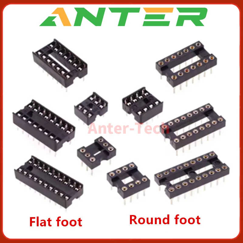 10PCS-IC-Sockets-DIP6-DIP8-DIP14-DIP16-DIP18-DIP20-DIP28-DIP40-pins ...