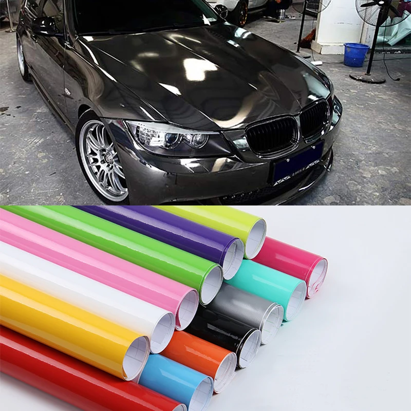 30cm-x150cm-Glossy-Gloss-Wrap-Vinyl-Covering-Film-Sticker-Decal-Roll ...