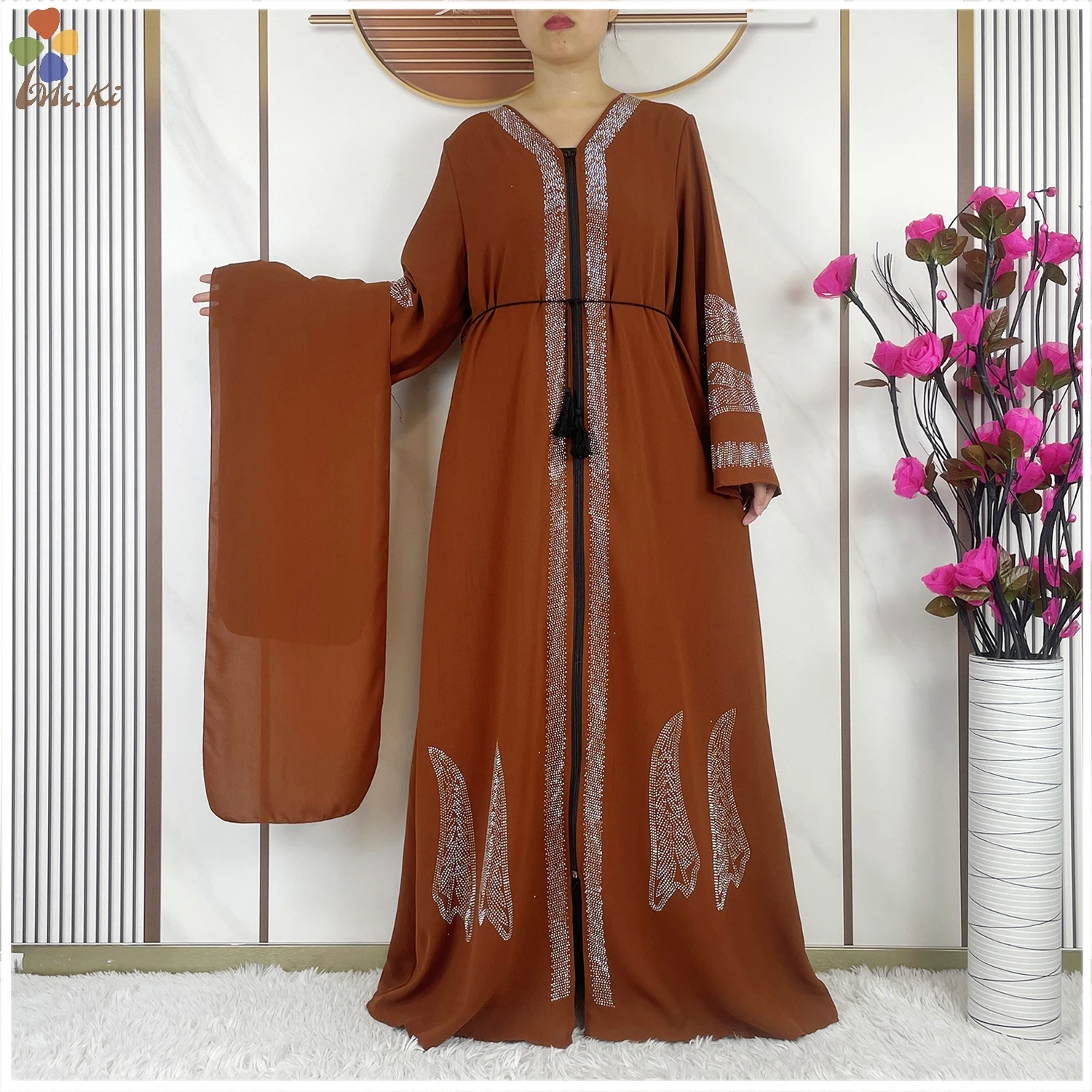 Open-Zipper-Robe-New-Muslim-Fashionable-Women-Loose-Fitting-Clothing ...