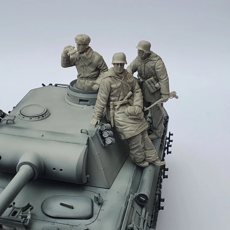 1 35 Scale German Model Figures | 1 35 Model Resin Tank Crew - 1/35 ...