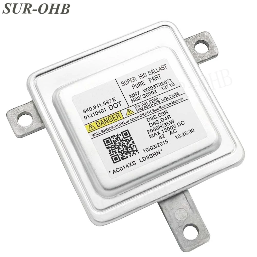 D3S D3R 8K0.941.597.E Original Used 8K0941597E HID W003T22071 ...