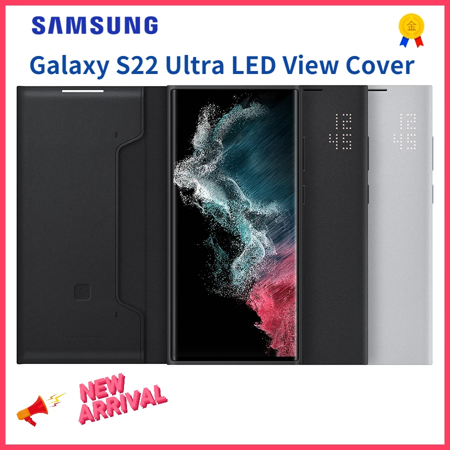 Original samsung galaxy s22 ultra led vista capa SM S908B, SM S908B/ds ...
