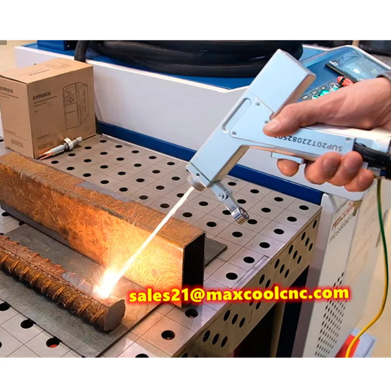 Laser Cleaning Aluminum Fiber Laser Portable Rust Removal Gun 1kw 1.5kw ...