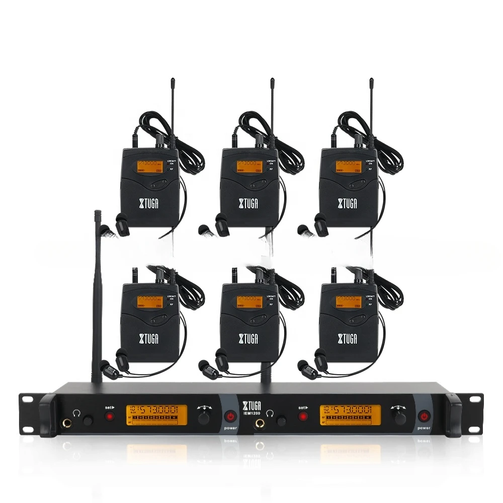 High-Quality-Wireless-Stage-In-Ear-Monitor-Set-With-6-Bodypack-tktx ...