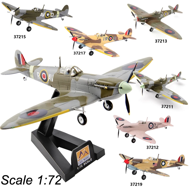 1-72-Scale-Spitfire-Fighter-Model-World-War-Plane-Military-US-Air-Force ...