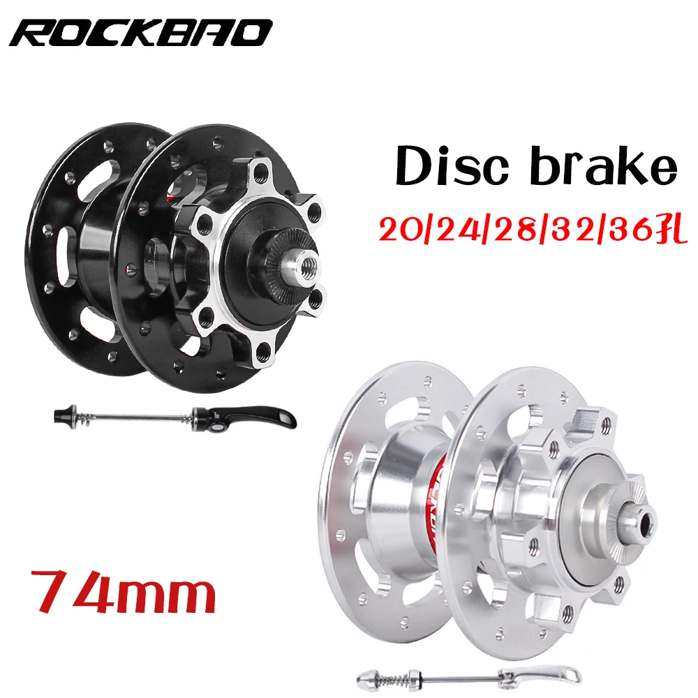 Folding-Bicycle-Hub-Disc-Brake-Aluminum-Alloy-2-Bearing-Bicycle-Parts ...