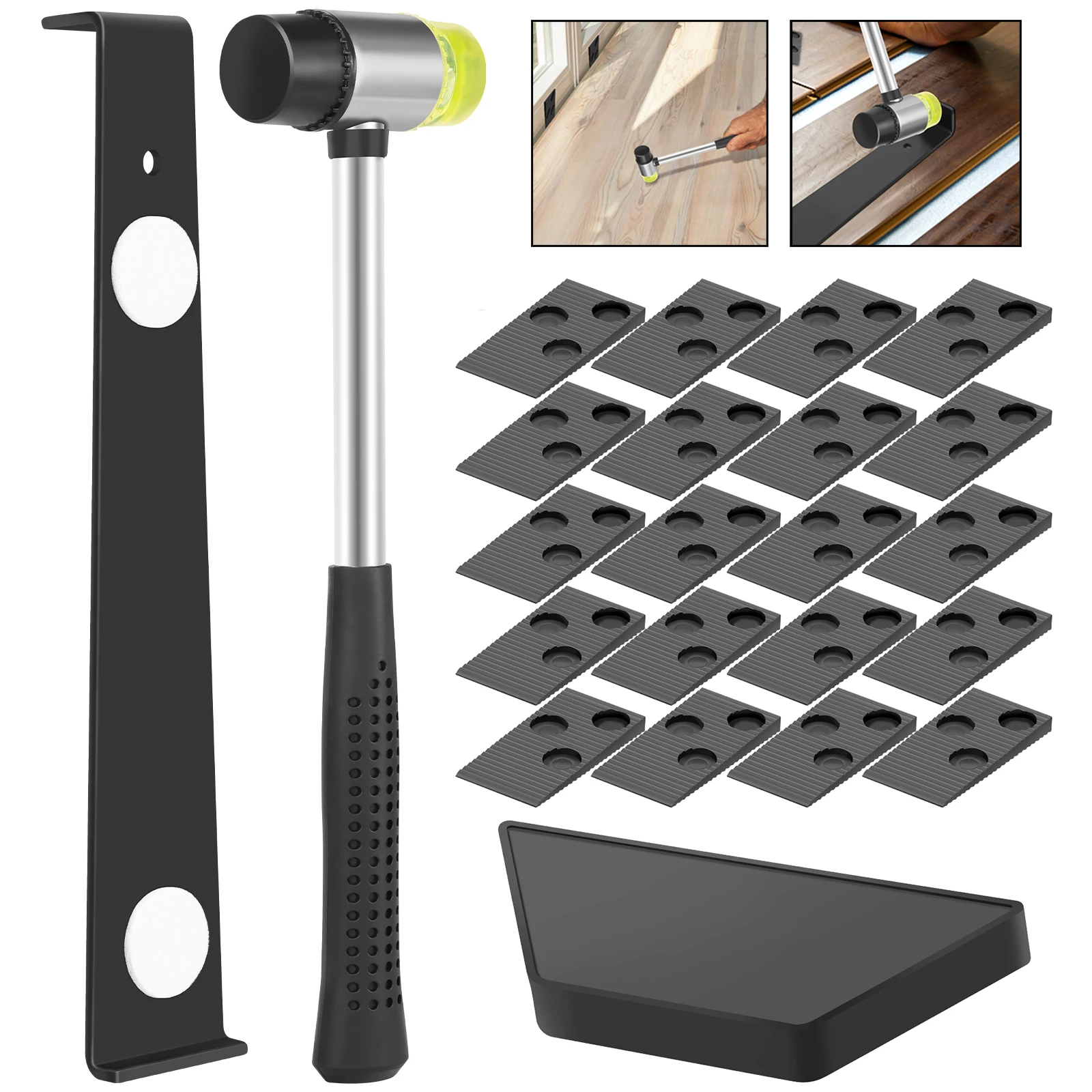 23Pcs Wood Laminate Flooring Installation Tool Floor Fitting Kit with ...