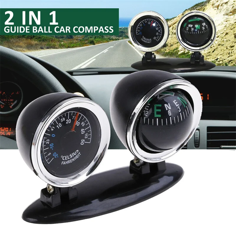 Car-Compass-Accurate-Readout-Two-in-One-with-Thermometer-Plastic ...