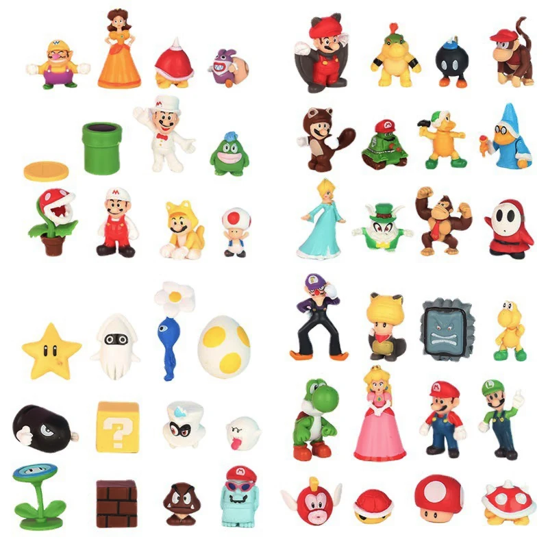 48pcs-set-Super-Mario-Bros-PVC-PVC-Figures-Toys-Anime-Figure-Model ...