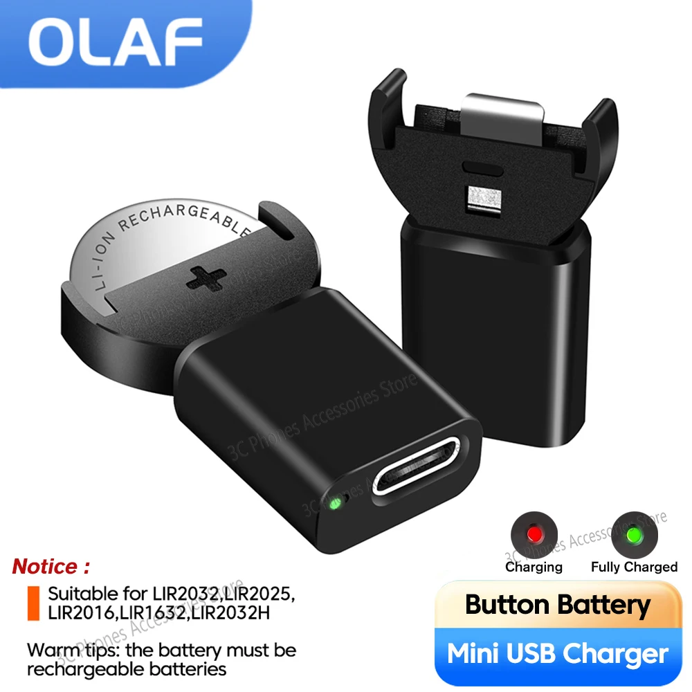 Type-C-Lithium-Coin-Cells-Charger-For-LIR2032-LIR1632-LIR2025-LIR2016 ...