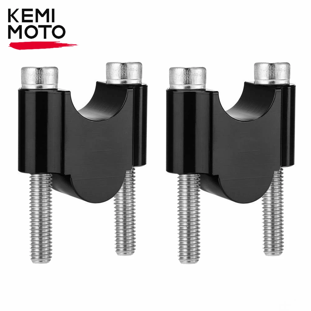 Motorcycle Handlebar Riser Bar Mount Handle Clamp Universal 28mm 1 1/8 ...