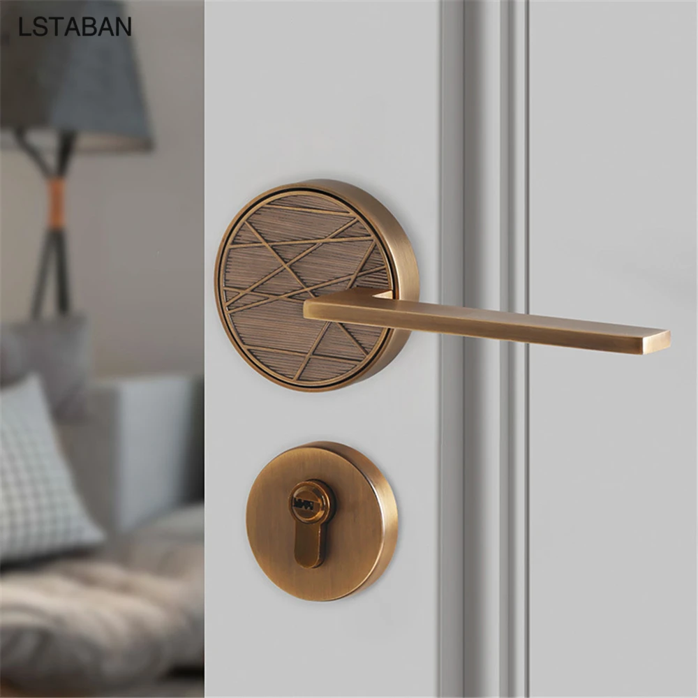 Room-Door-Handle-Mechanical-Lock-High-Grade-Zinc-Alloy-Handle-Lock ...