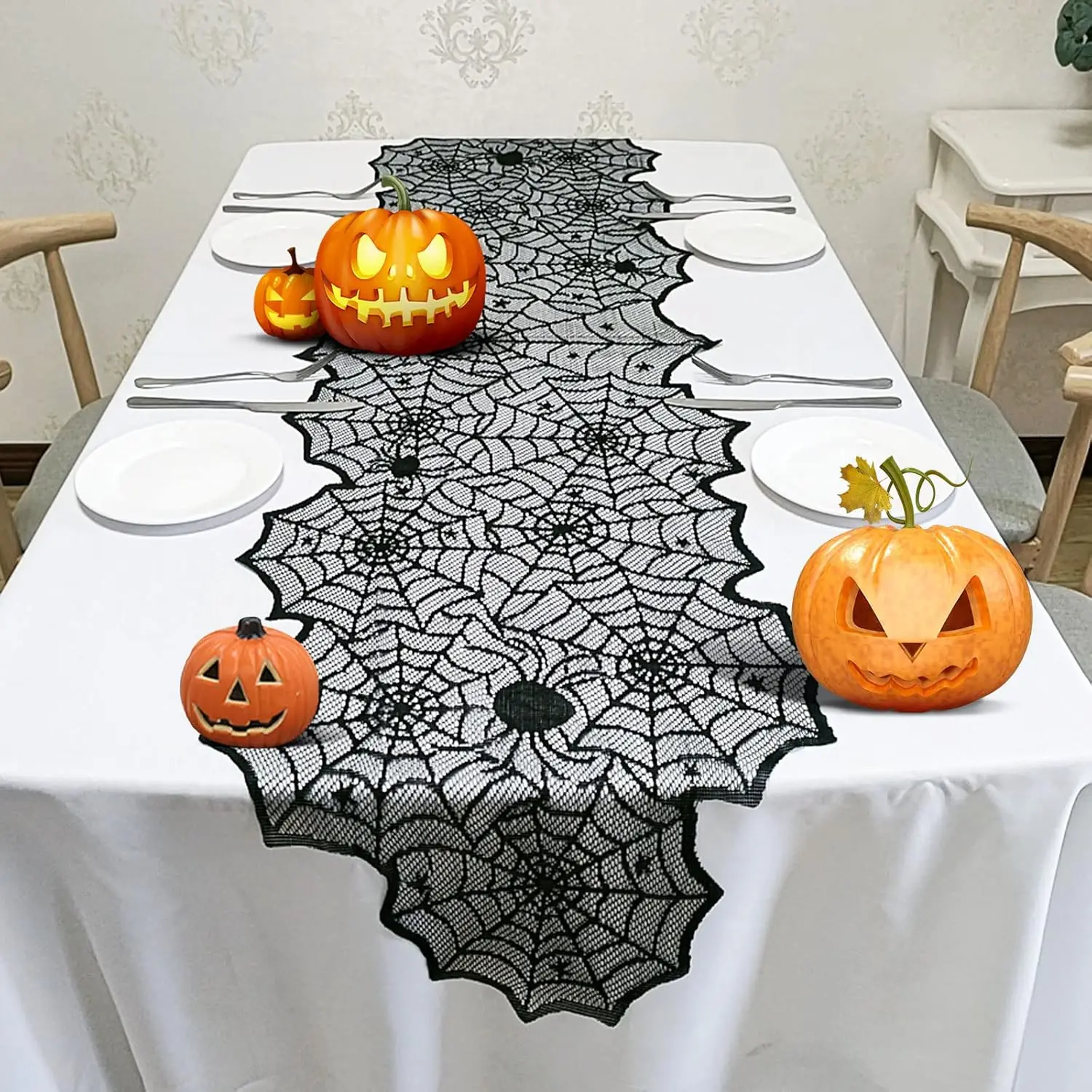 18x72inch-Halloween-Table-Runner-Creepy-Black-Lace-Spider-Web-Table-Runners-for-Halloween-Party ...