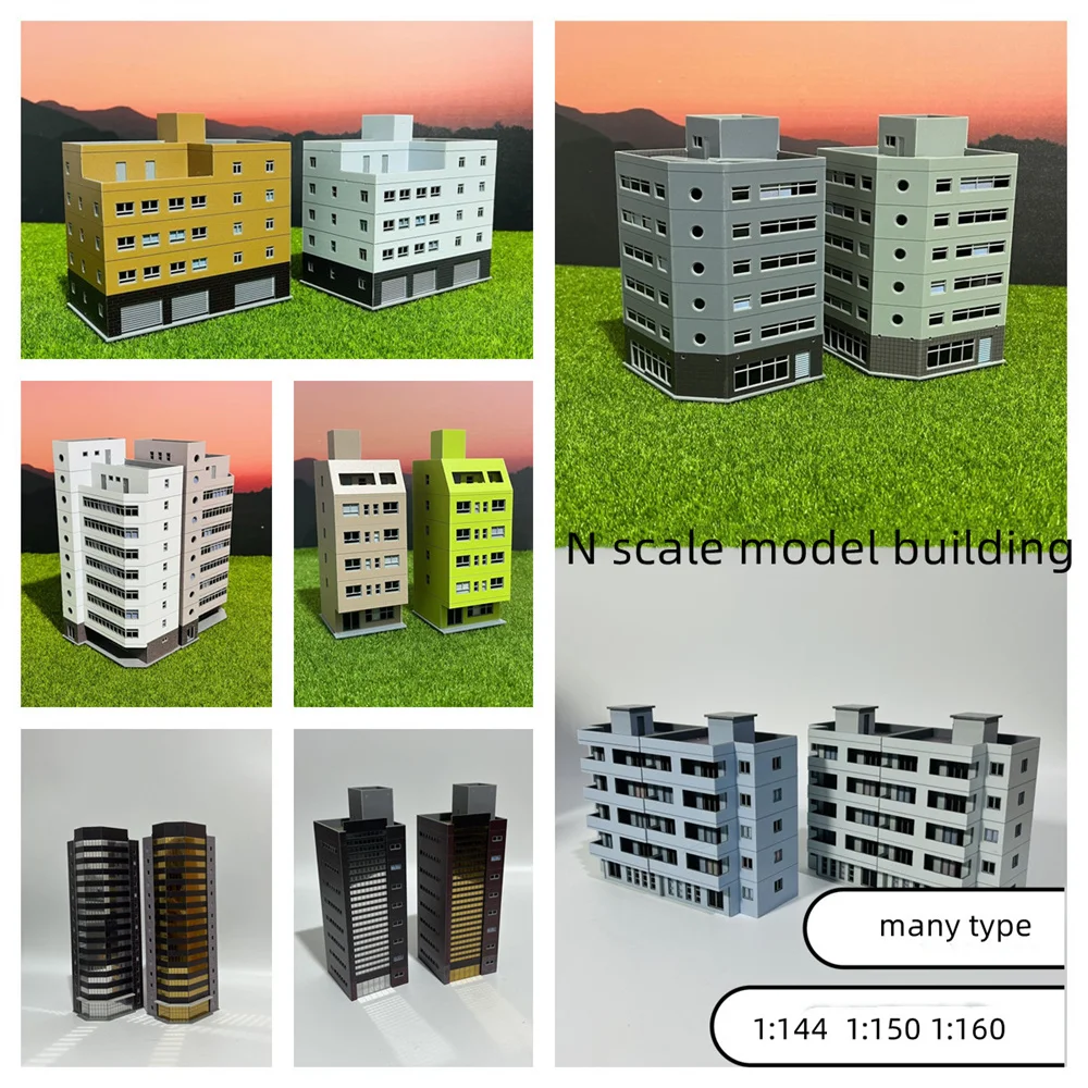 1-150-Sand-Table-Building-Scene-Animation-Color-City-High-Rise-Building ...