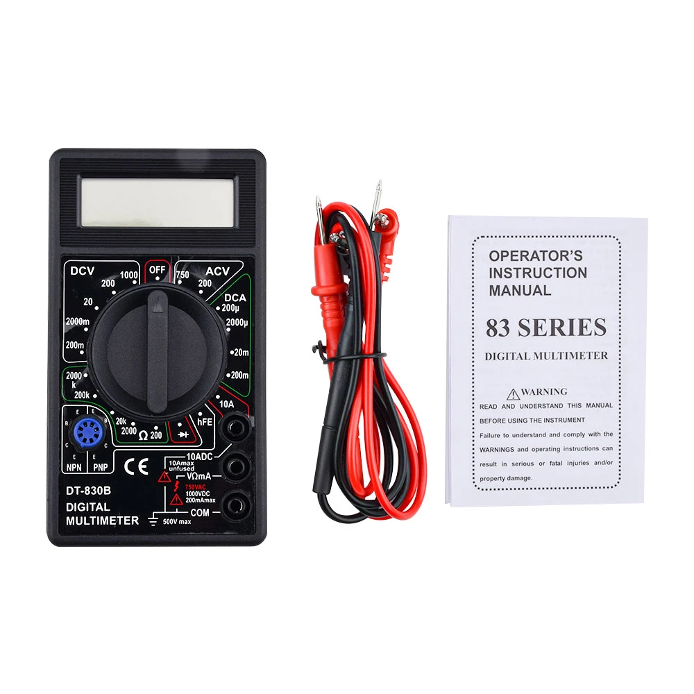 Digital Multimeter Tester Dt 832 | Dt 838 Digital Multimeter Tester ...