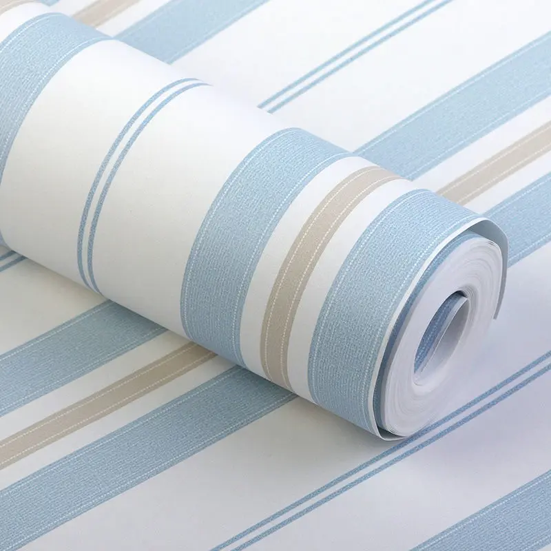 Light Blue Stripes Wallpaper