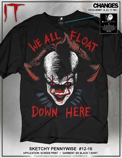 Pennywise The Clown They All Float Down Here