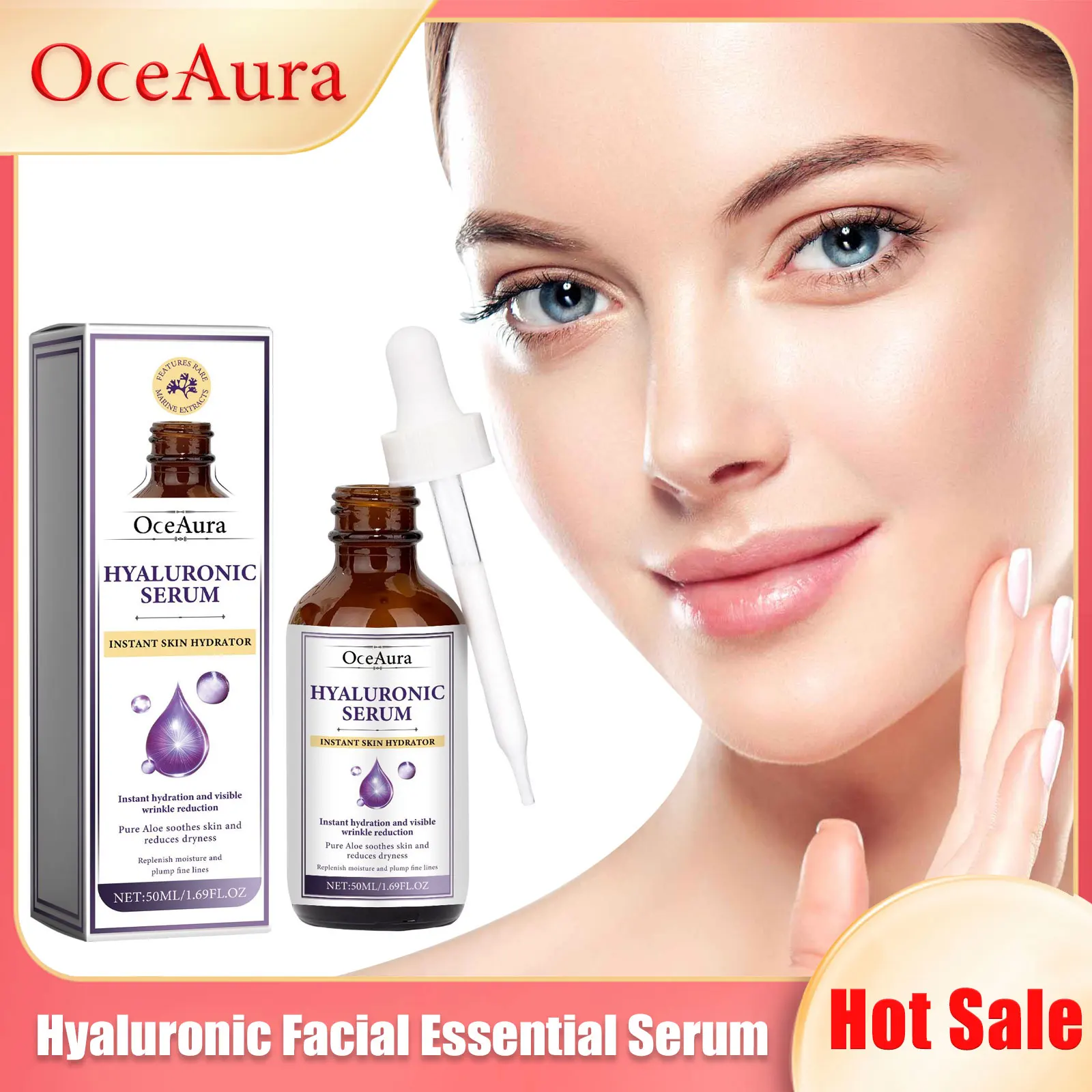Hyaluronic-Facial-Essential-Serum-Keep-Firming-Improve-Brighten-Fade ...